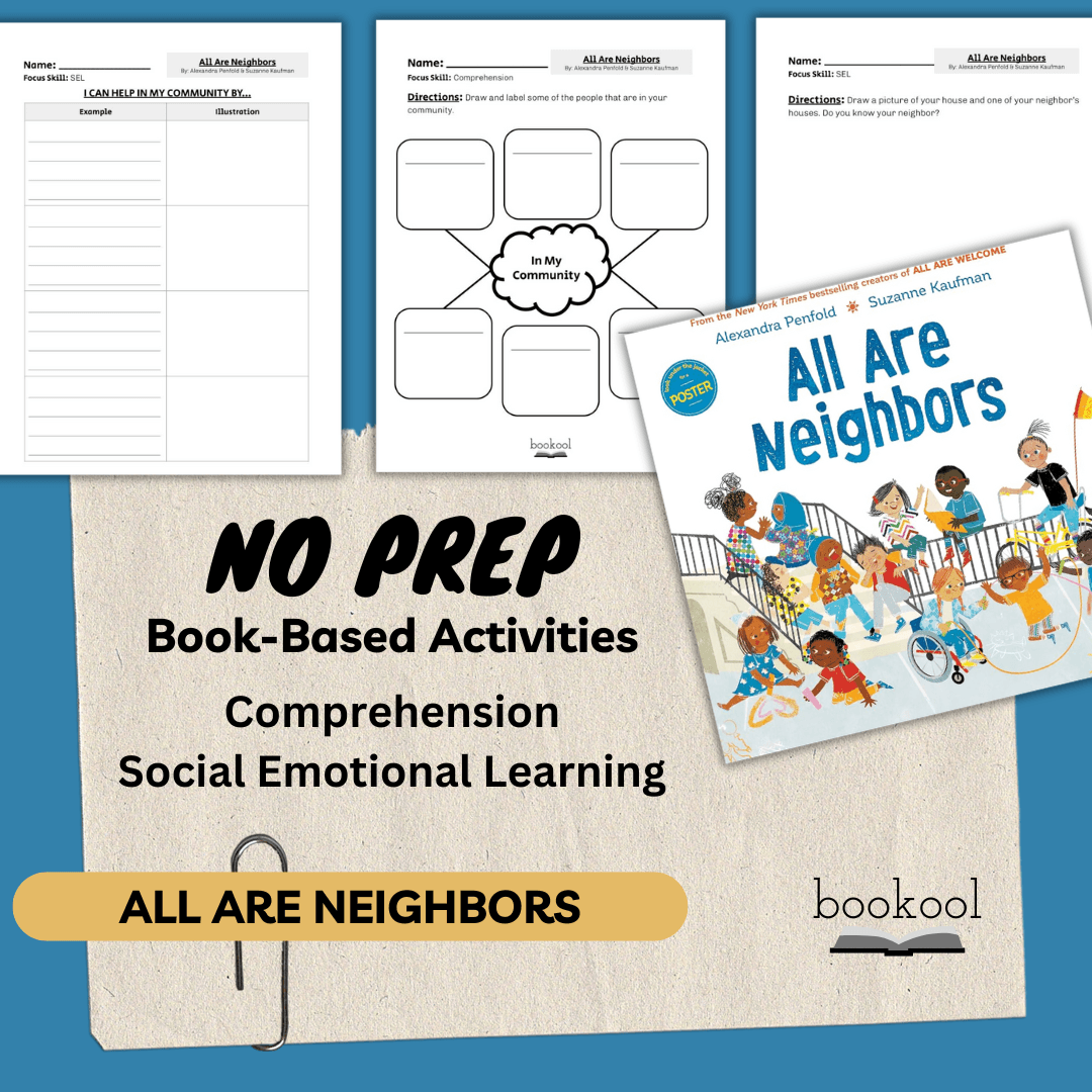 All Are Neighbors Book Literacy Activities and Lesson Plan
