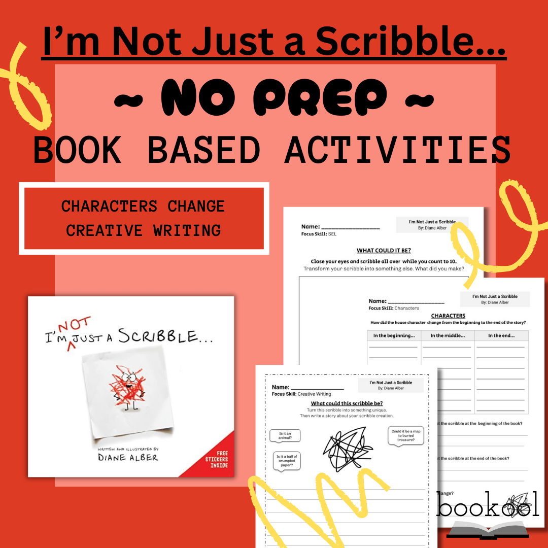 I'm Not Just a Scribble by Diane Alber Literacy Activities
