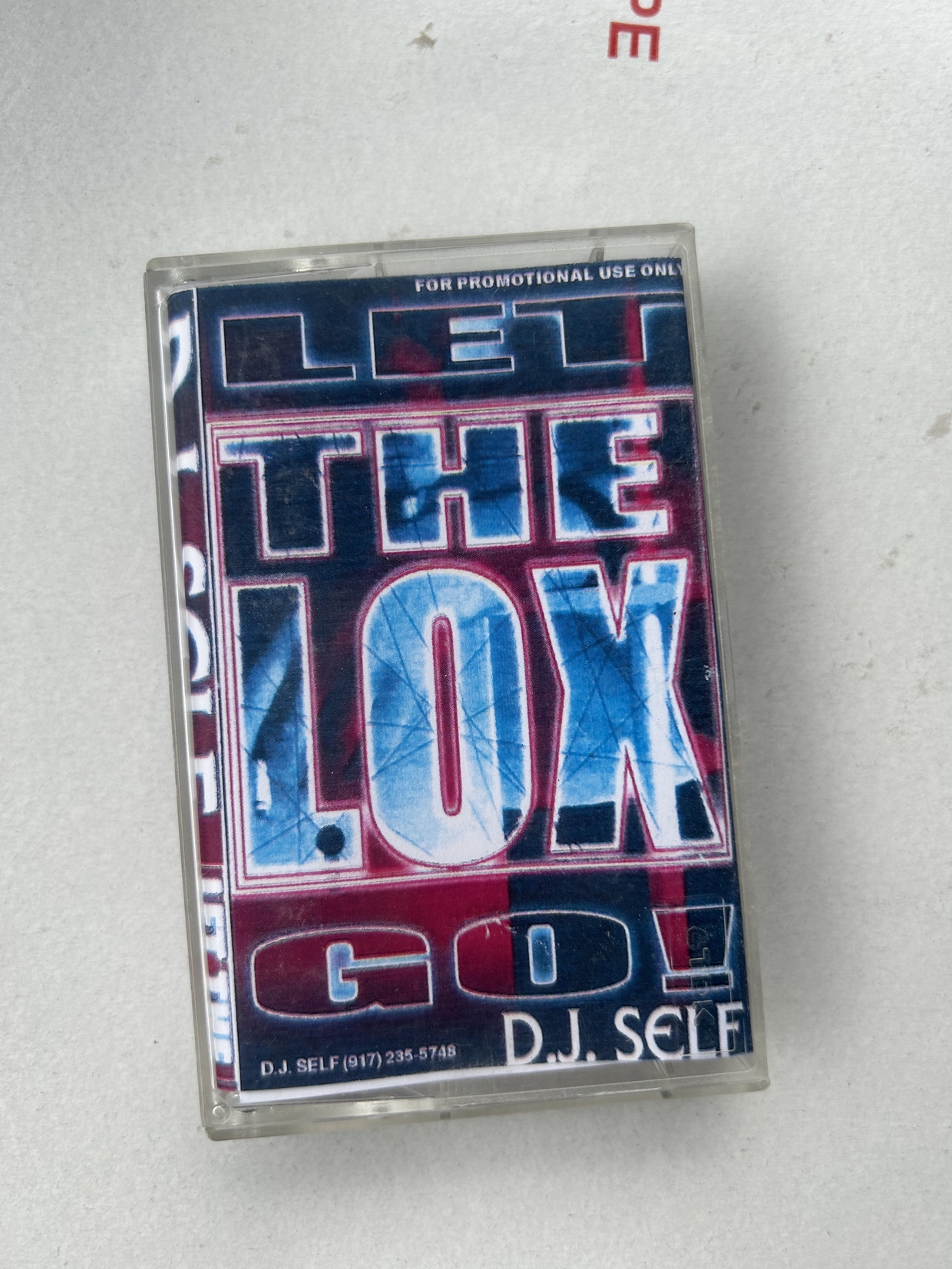 DJ SELF LET THE LOX GO 90S HIP HOP MIXTAPE CASSETTE TAPE