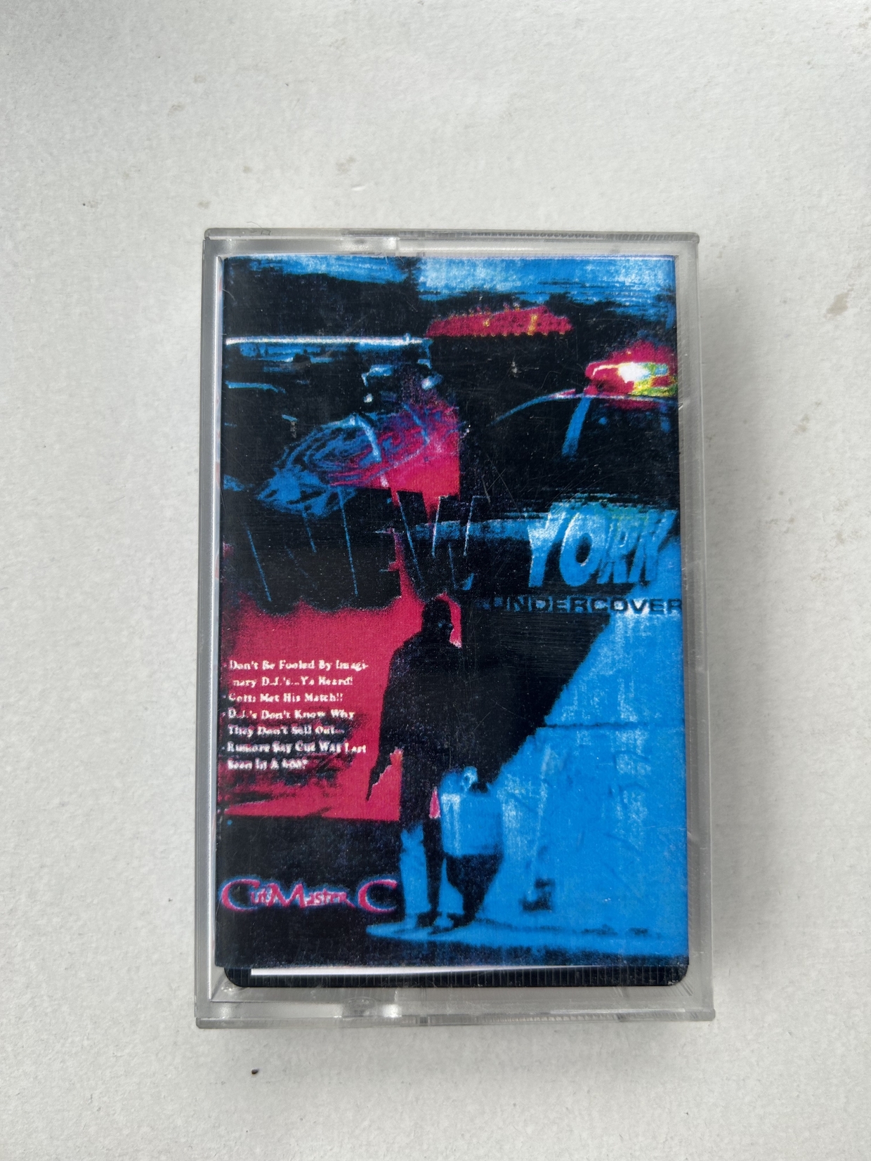 CUTMASTER C NEW YORK UNDERCOVER 90S HIP HOP MIXTAPE CASSETTE TAPE