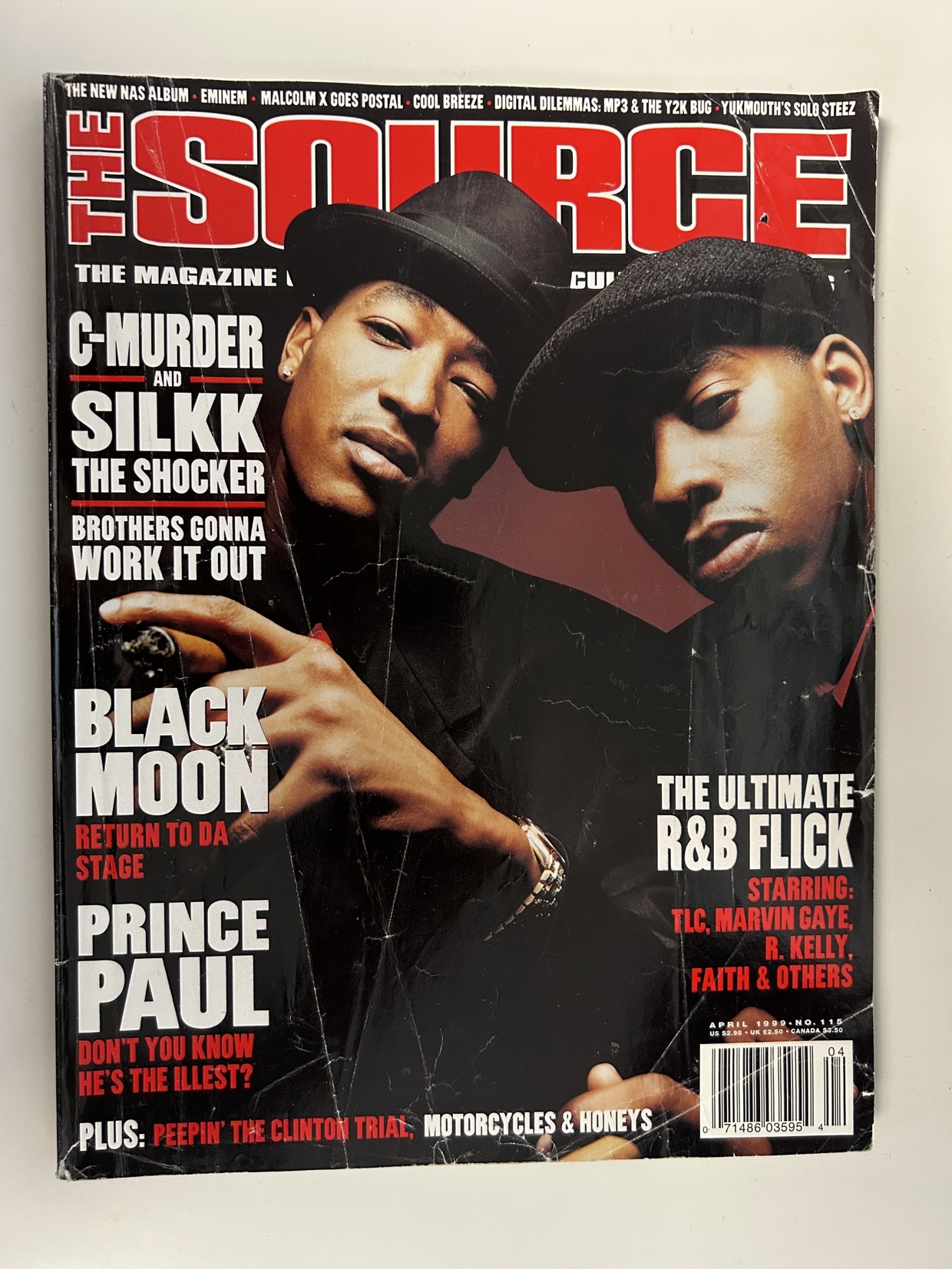 THE SOURCE MAGAZINE ISSUE 115 APRIL 1999 C-MURDER & SILKK THE SHOCKER
