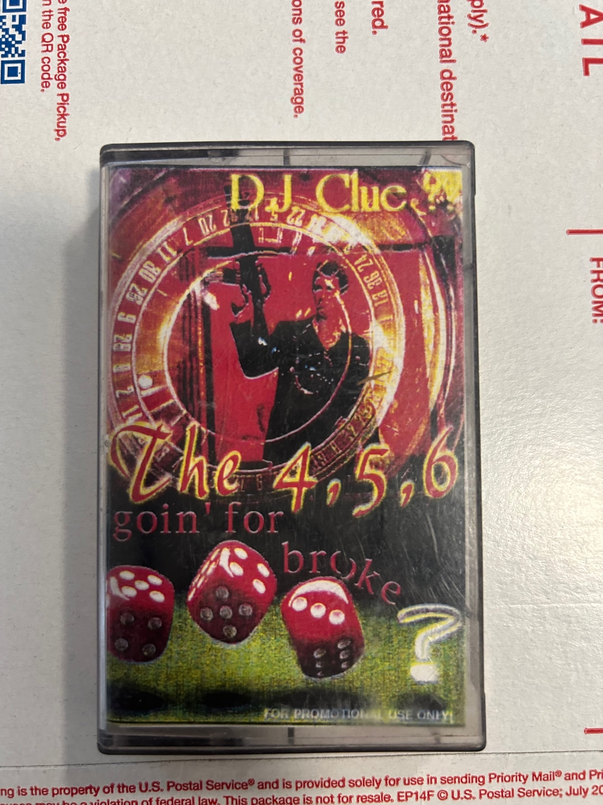 DJ CLUE THE 456 GOING FOR BROKE 90S HIP HOP MIXTAPE CASSETTE TAPE