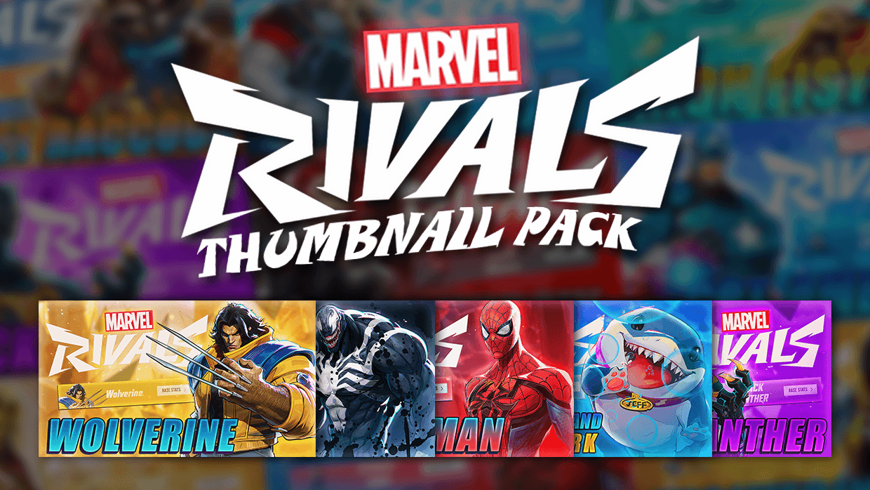Marvel Rivals | HUGE Thumbnail Pack