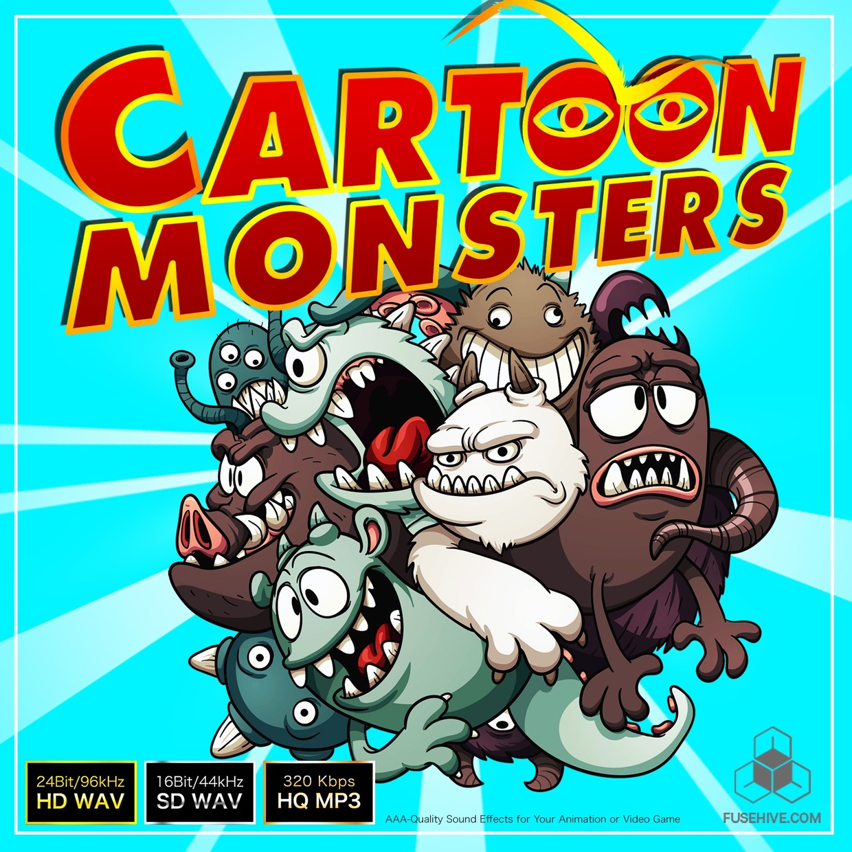 Royalty-Free Cartoon Monsters Sound Effects Library: Cute, Silly ...