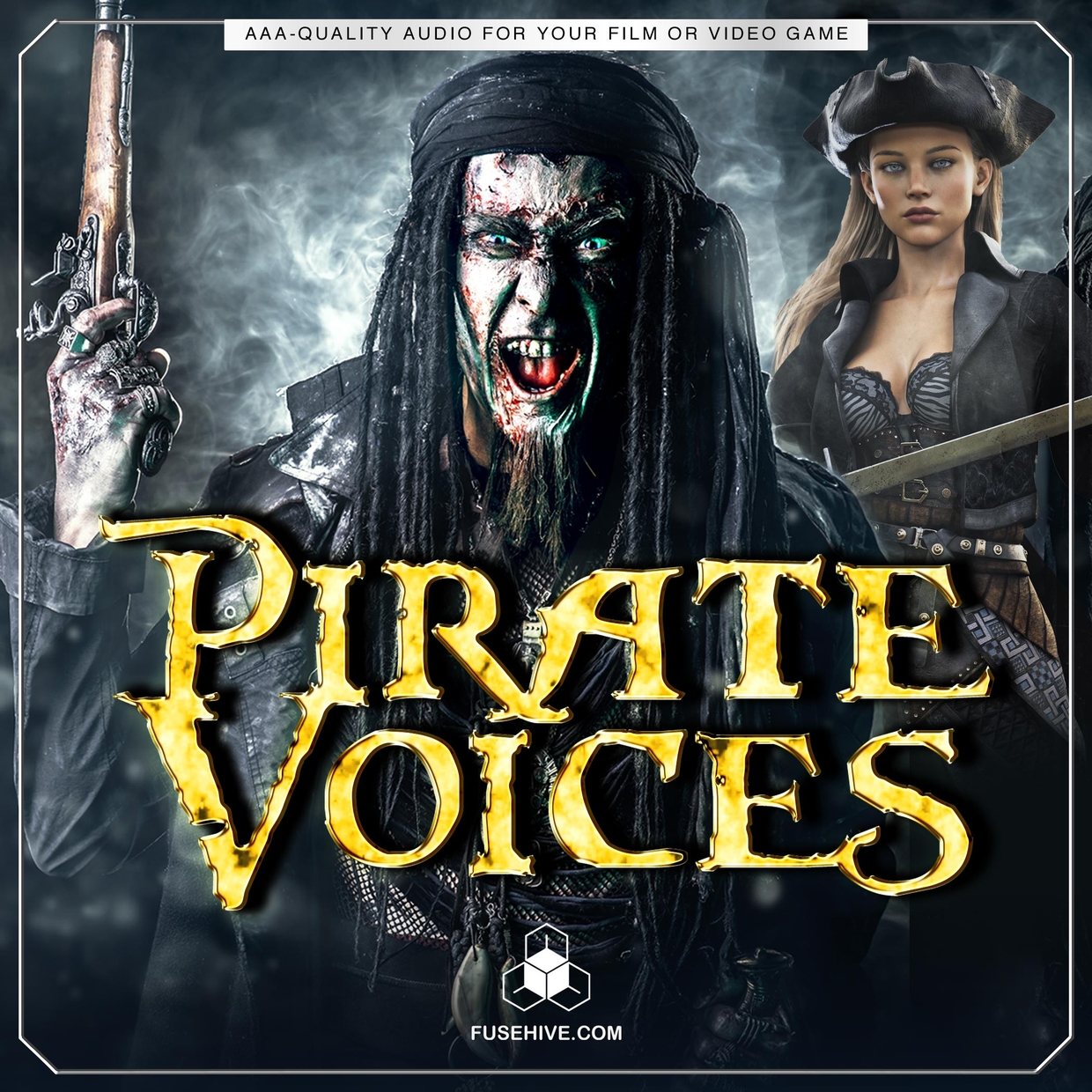 Royalty-Free Pirate Voiceovers Sound Effects Library: Male & Female ...