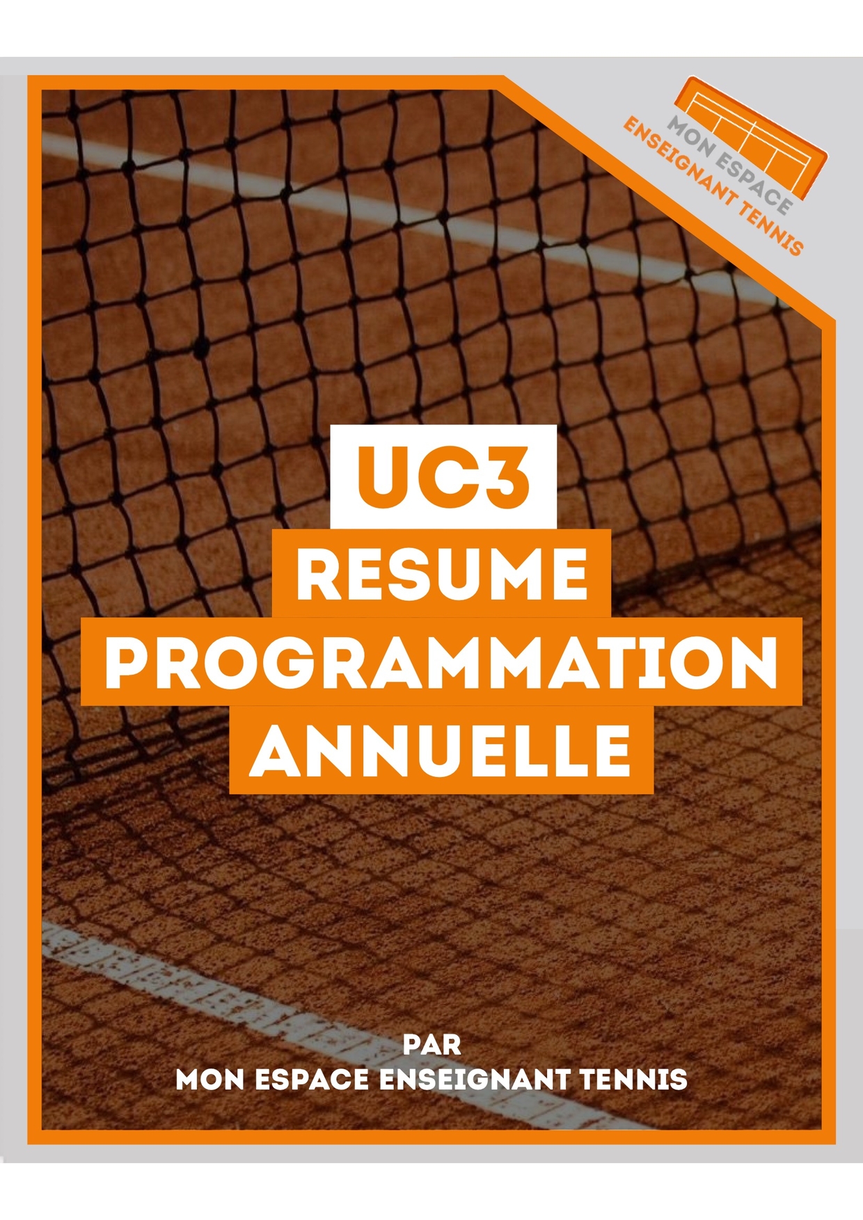 UC3 - Résumé Programmation Annuelle
