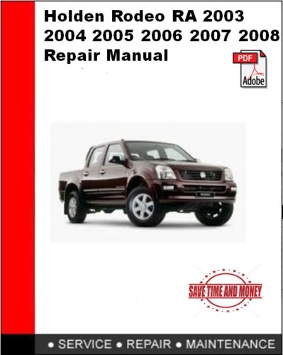 Holden rodeo parts manual store