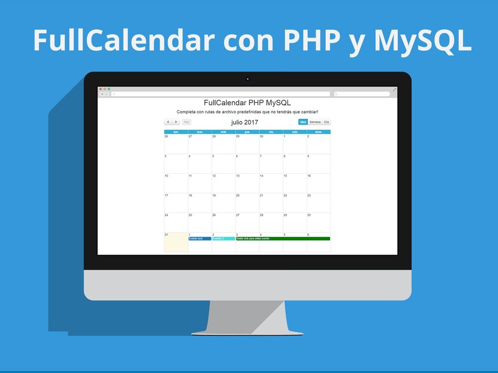 FullCalendar con PHP y MySQL