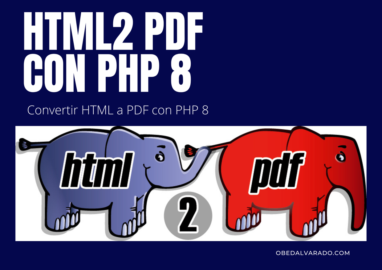 Generar archivos PDF con PHP 8 Generar archivos PDF con PHP 8