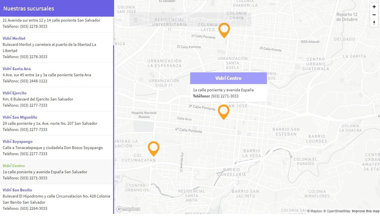 Crear un localizador de tiendas utilizando Mapbox GL JS, PHP y MySQL