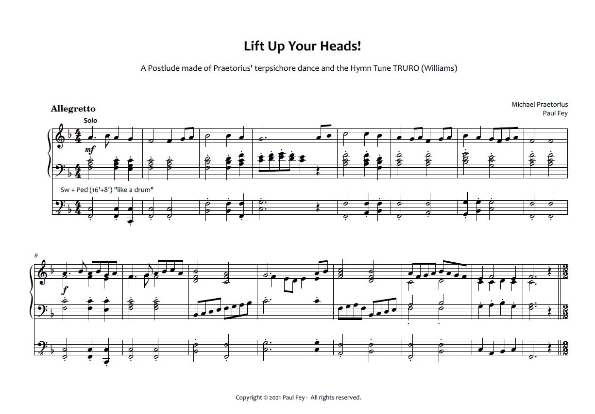 Advent Prelude on 'Lift Up Your Heads' (Sheet Music)