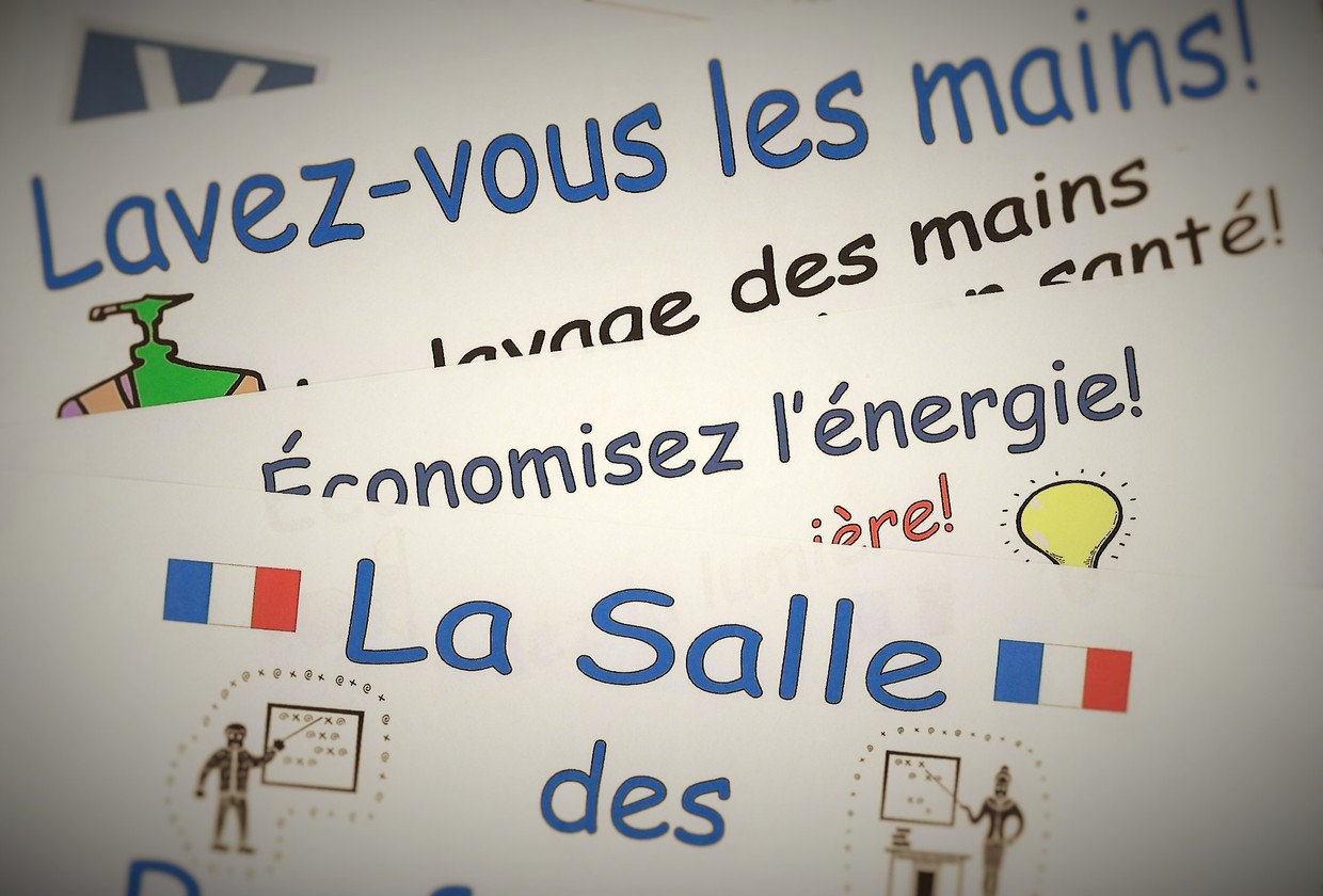 French Signs for Walls and Doors - to decorate your school environment