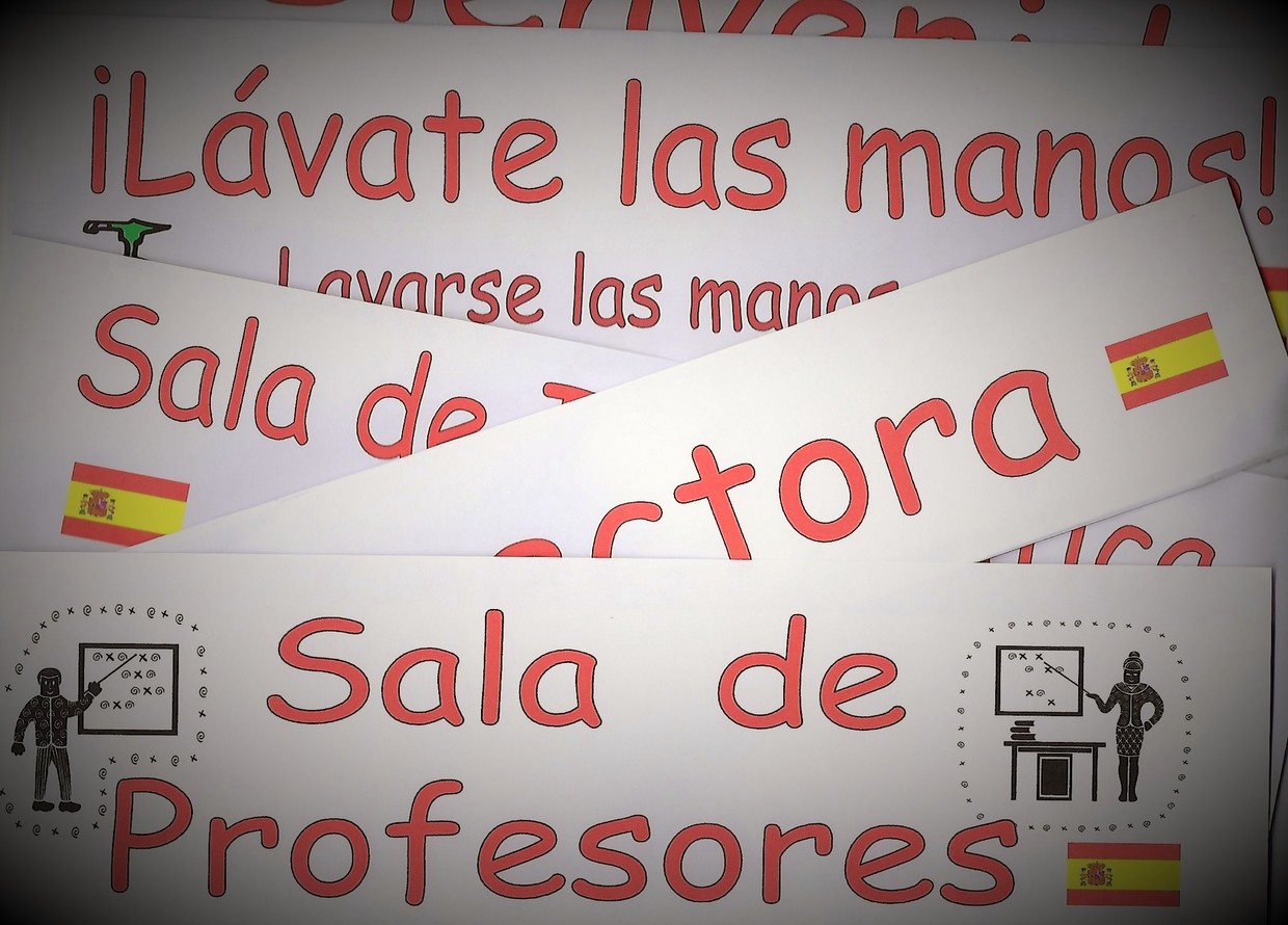 Spanish Signs for Walls and Doors - to decorate your school environment