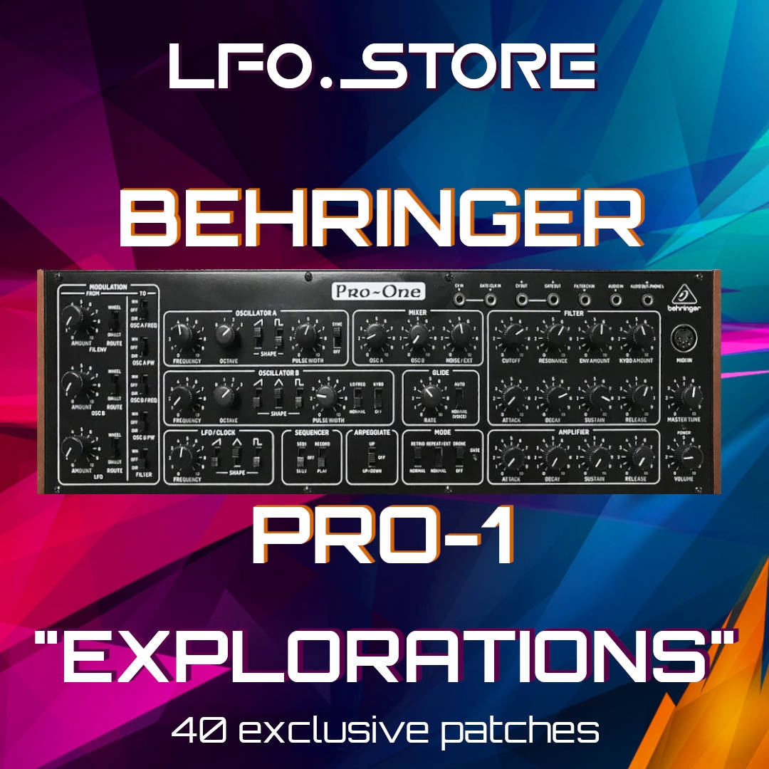 Behringer Pro-1 - «Explorations» Soundset (40 Exclusiv