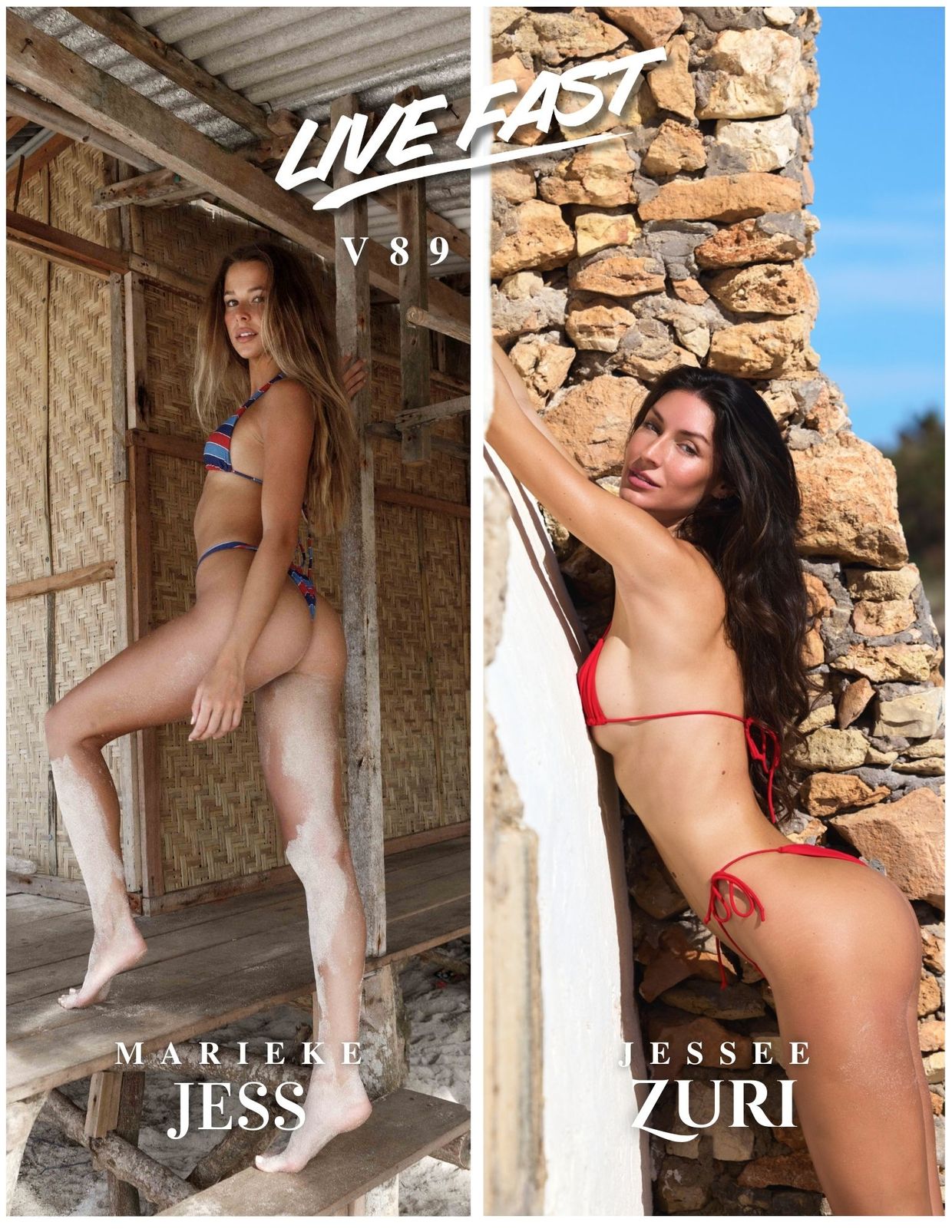 LiveFast Mag Volume 89 ZURI ASPIUNZA & JESS HOLIDAY - BALI