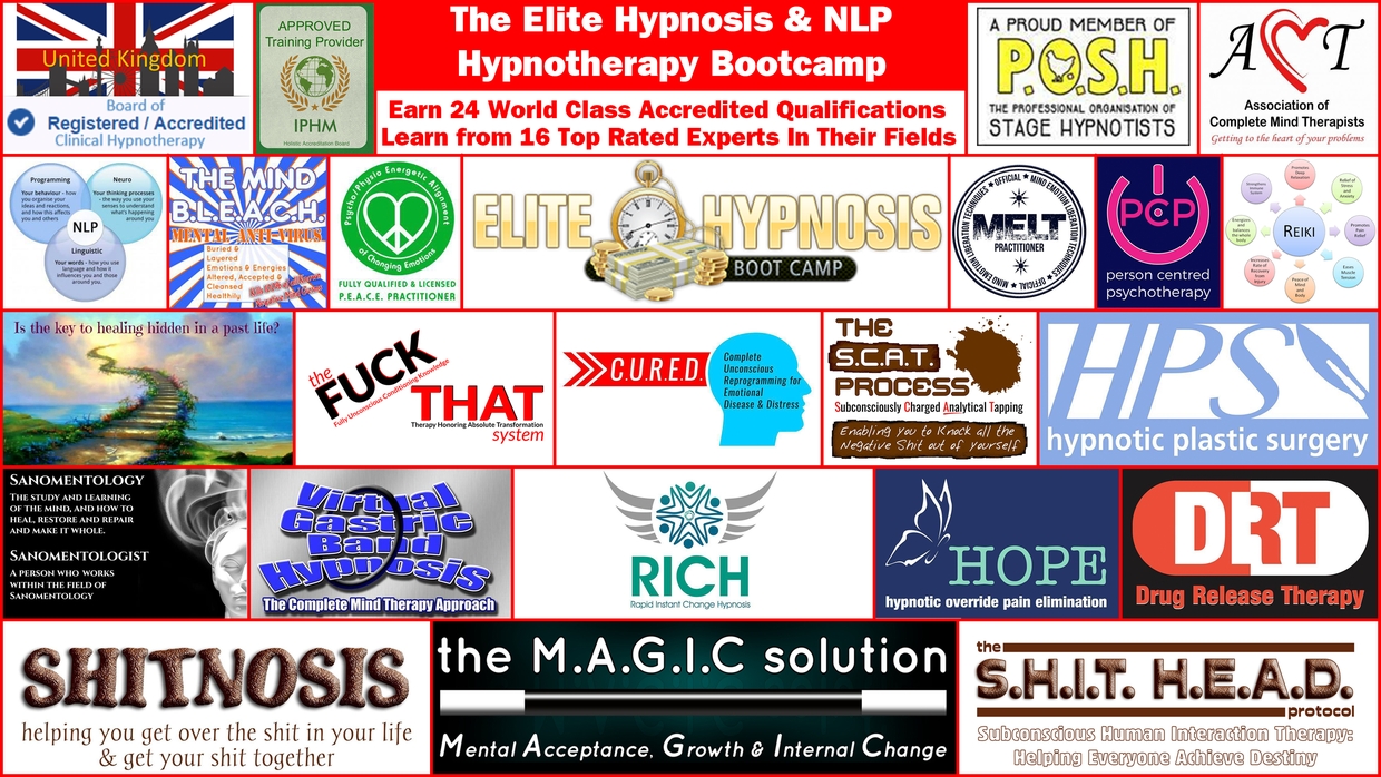 THE ELITE HYPNOTHERAPY & NLP HYPNOSIS BOOTCAMP