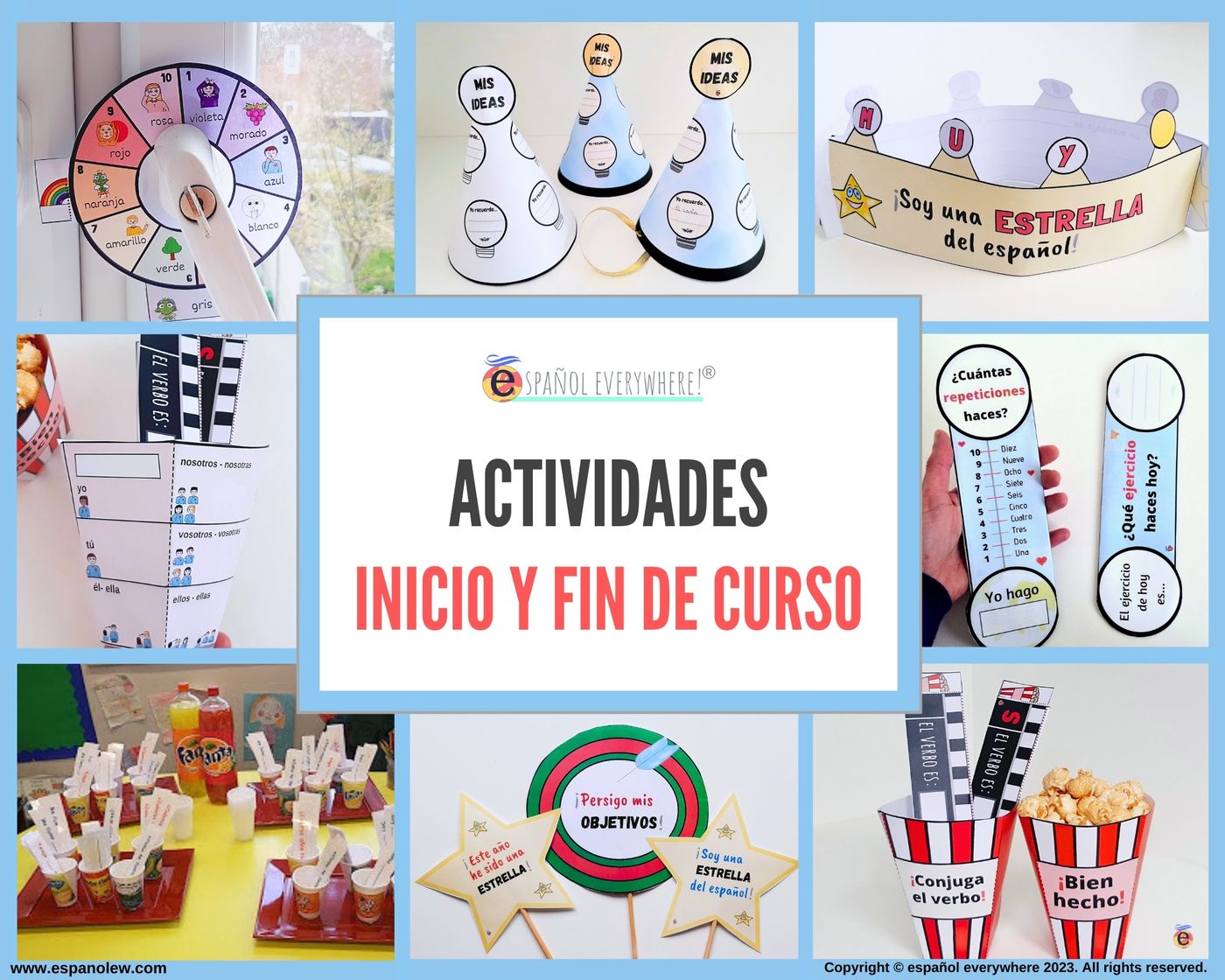 Juegos y manualidades para niños en clase de español. Ideas creativas ...