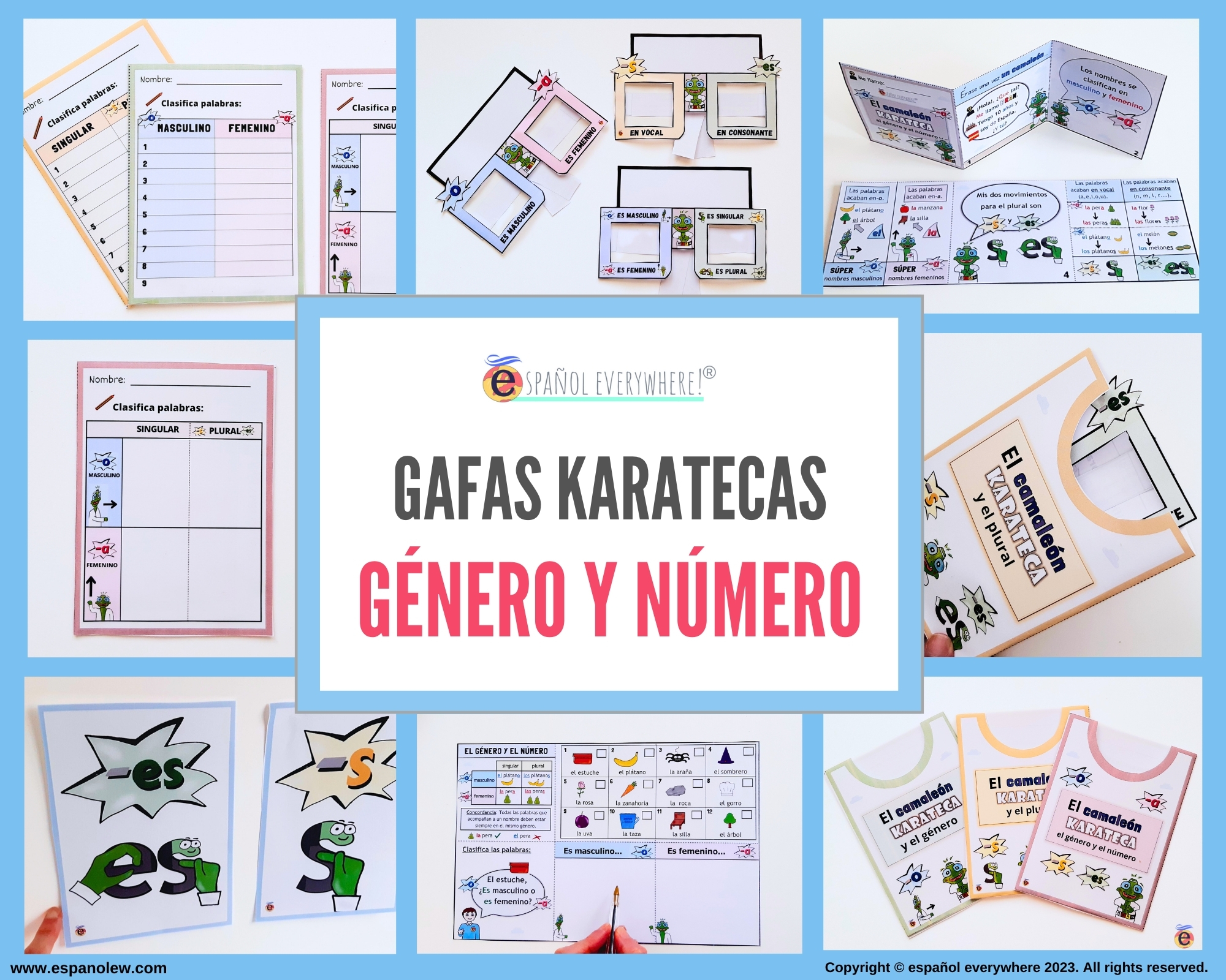 Juegos y manualidades para niños en clase de español. Ideas creativas ...