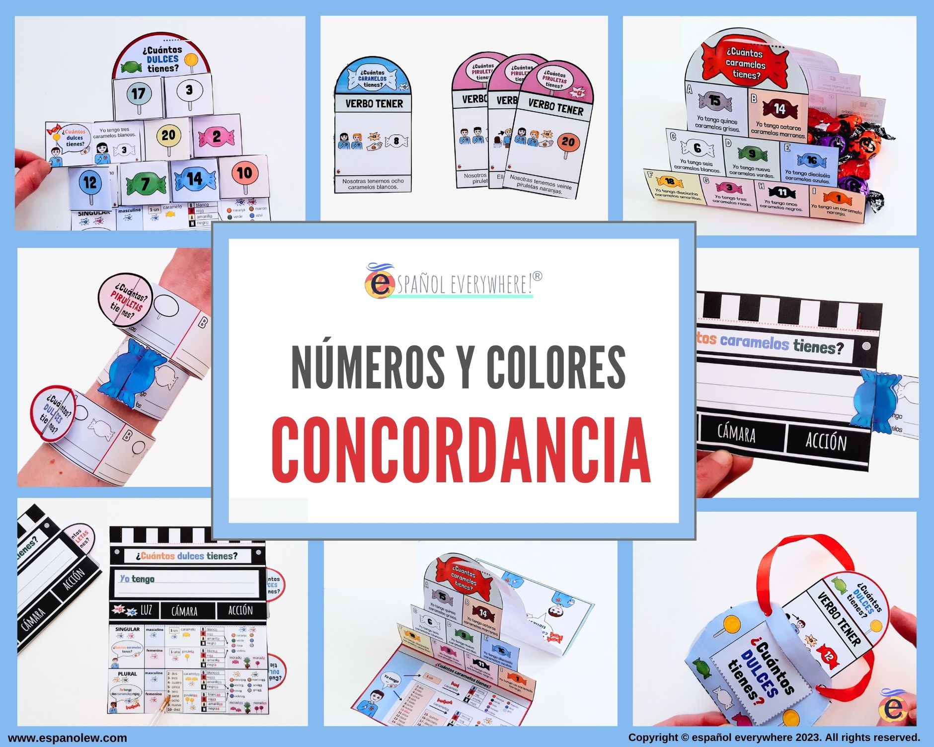 Juegos y manualidades para niños en clase de español. Ideas creativas ...