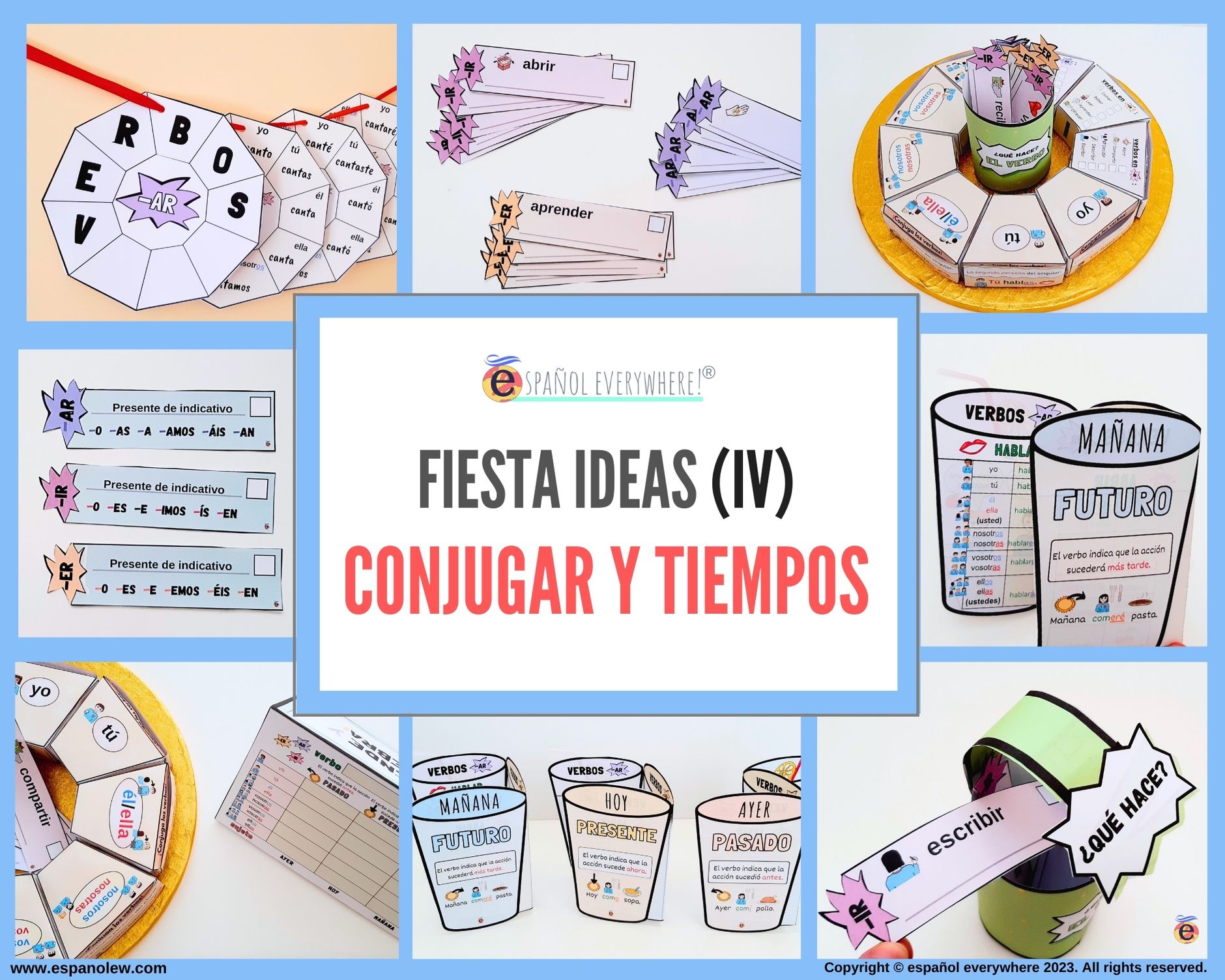 Juegos y manualidades para niños en clase de español. Ideas creativas ...