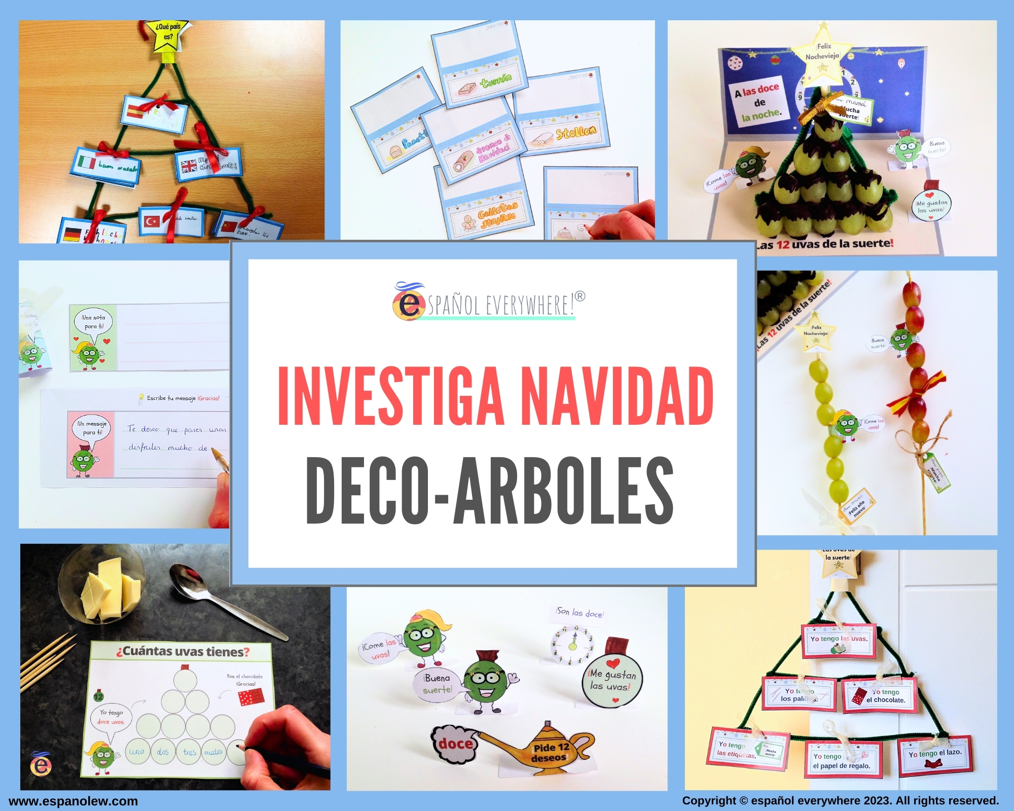 Juegos y manualidades para niños en clase de español. Ideas creativas ...