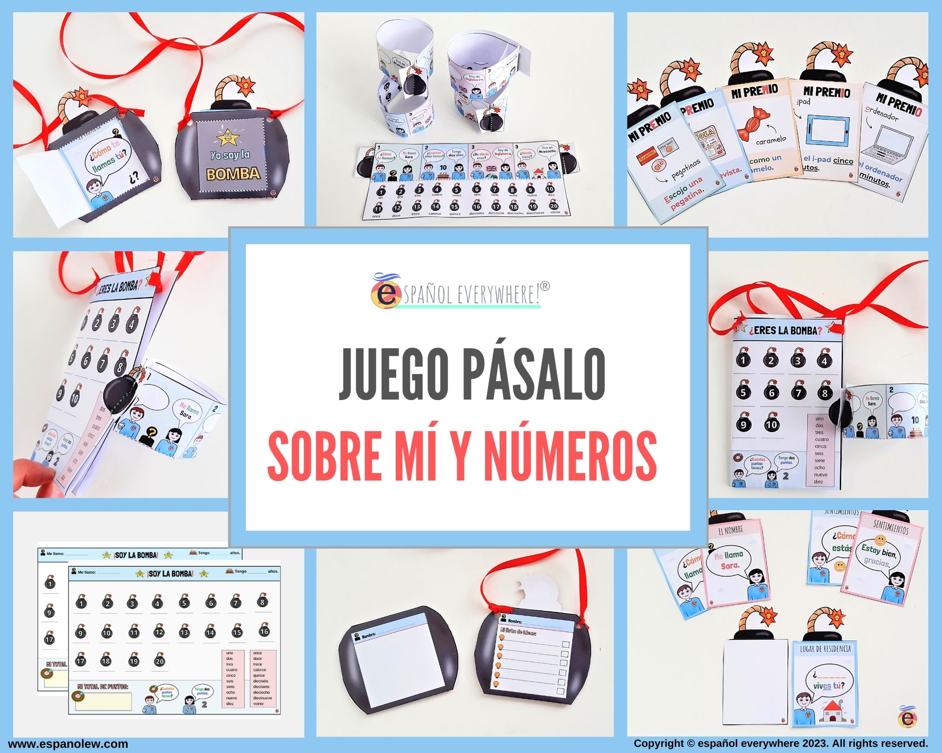Juegos y manualidades con países de habla hispana. Mes de la Herencia ...