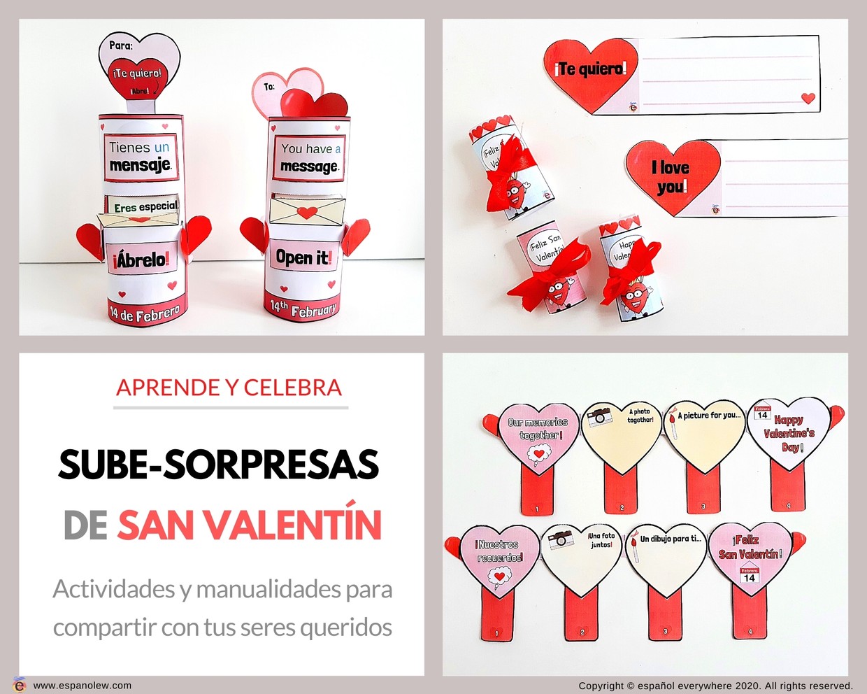 💻PACK ´SUBE-SORPRESAS DE SAN VALENTÍN´- Ideas de rega