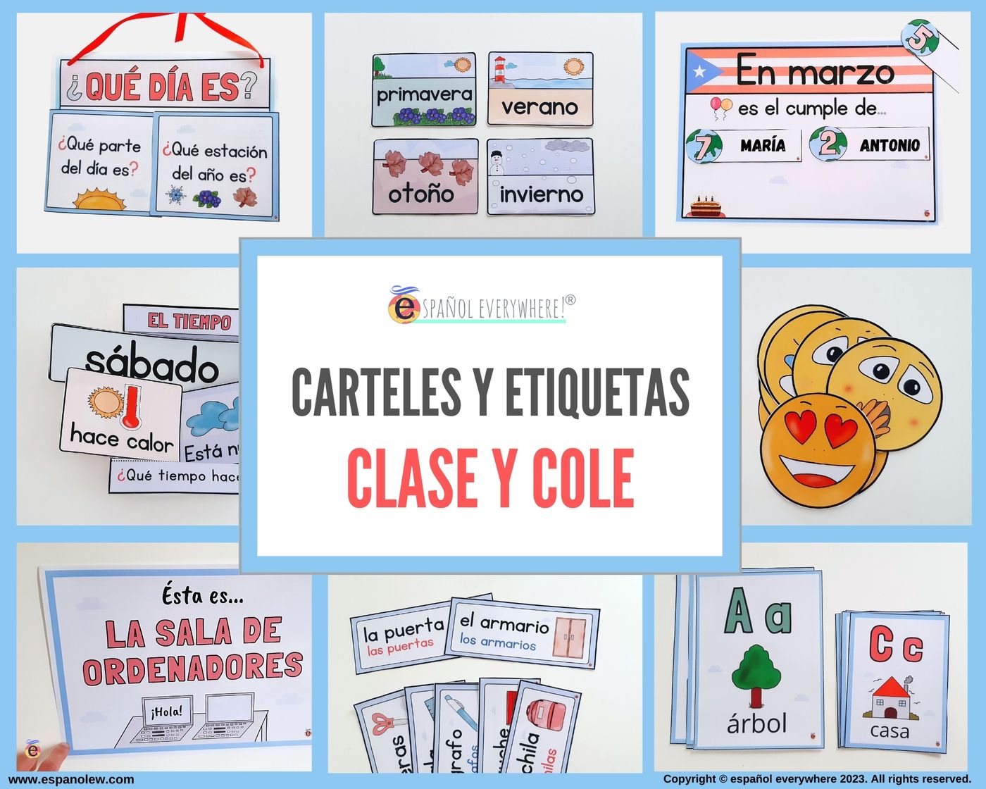 Juegos y manualidades para niños en clase de español. Ideas creativas ...