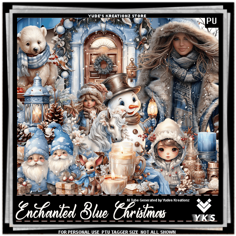 Enchanted Blue Christmas