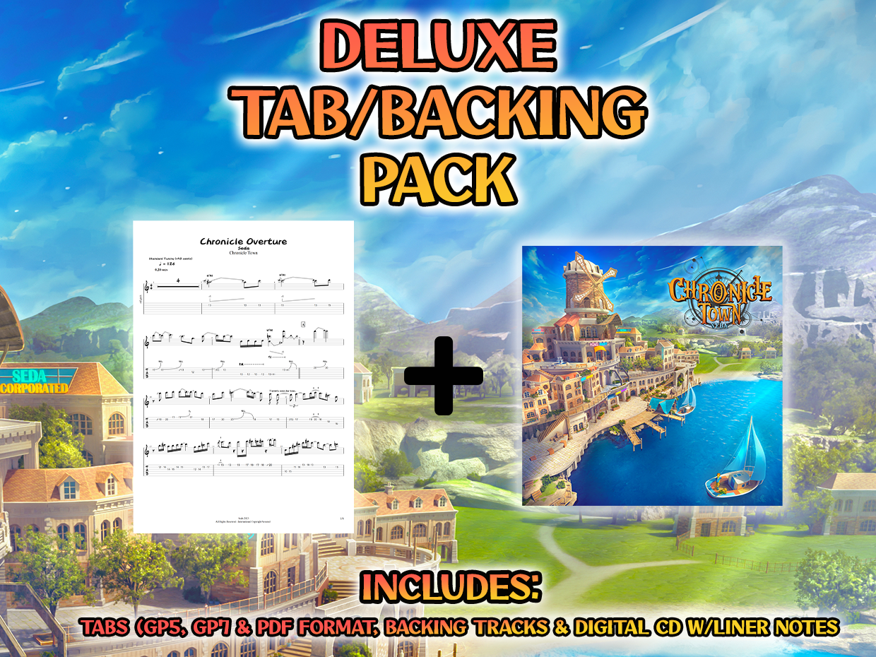 Chronicle Town Deluxe TAB & Backing Pack