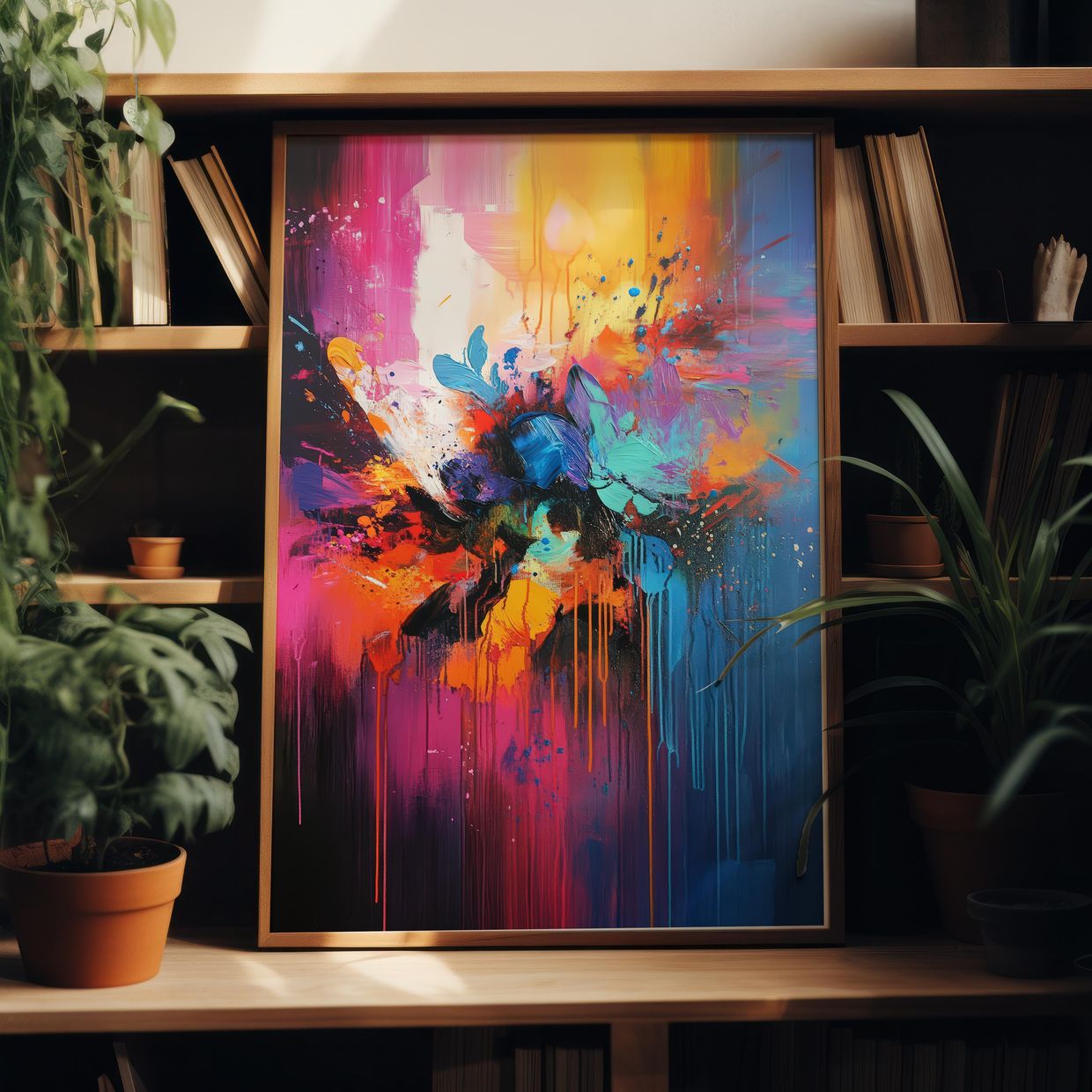 Colorstorm Bloom - Printable Artwork Digital Download
