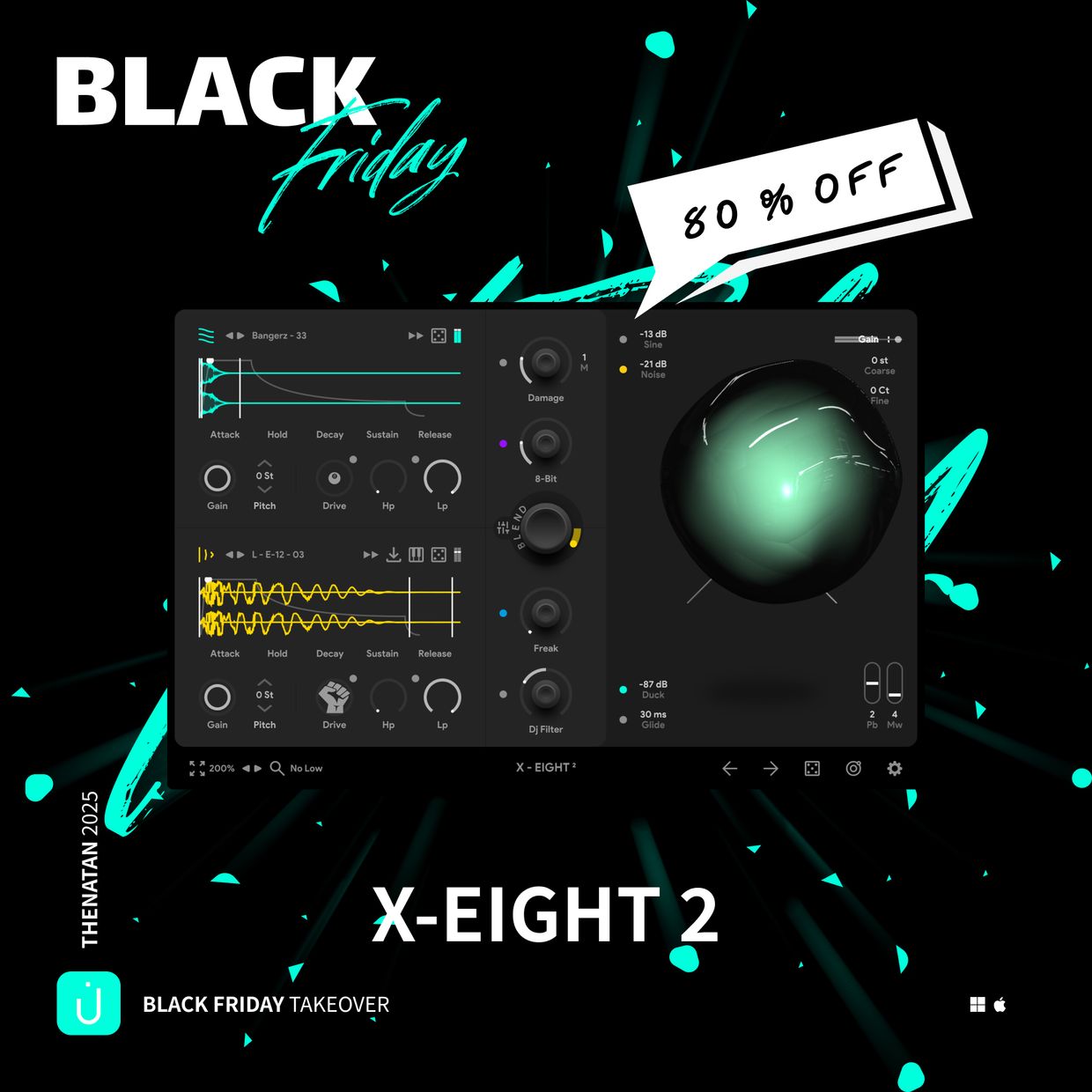 X-Eight 2 VST – Massive 808 & Sub-Bass Engine | Thenatan