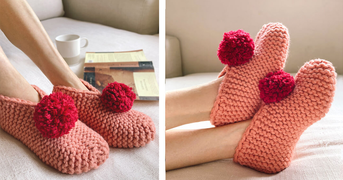 Easy Slipper Knitting Pattern for Beginners