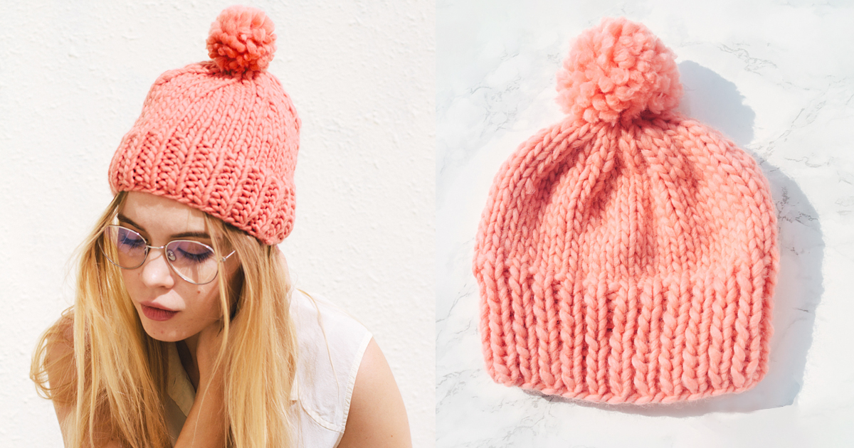 Beginner Hat Knitting Pattern Step-by-Step
