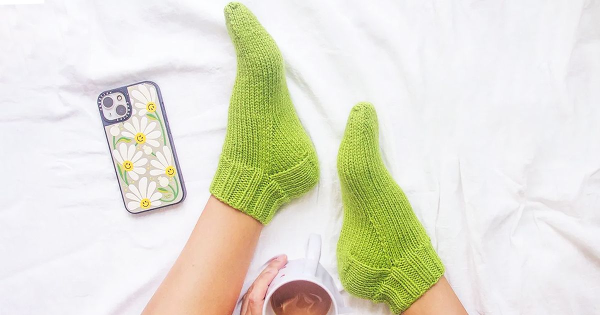Simple Socks for Beginners Knitting Pattern