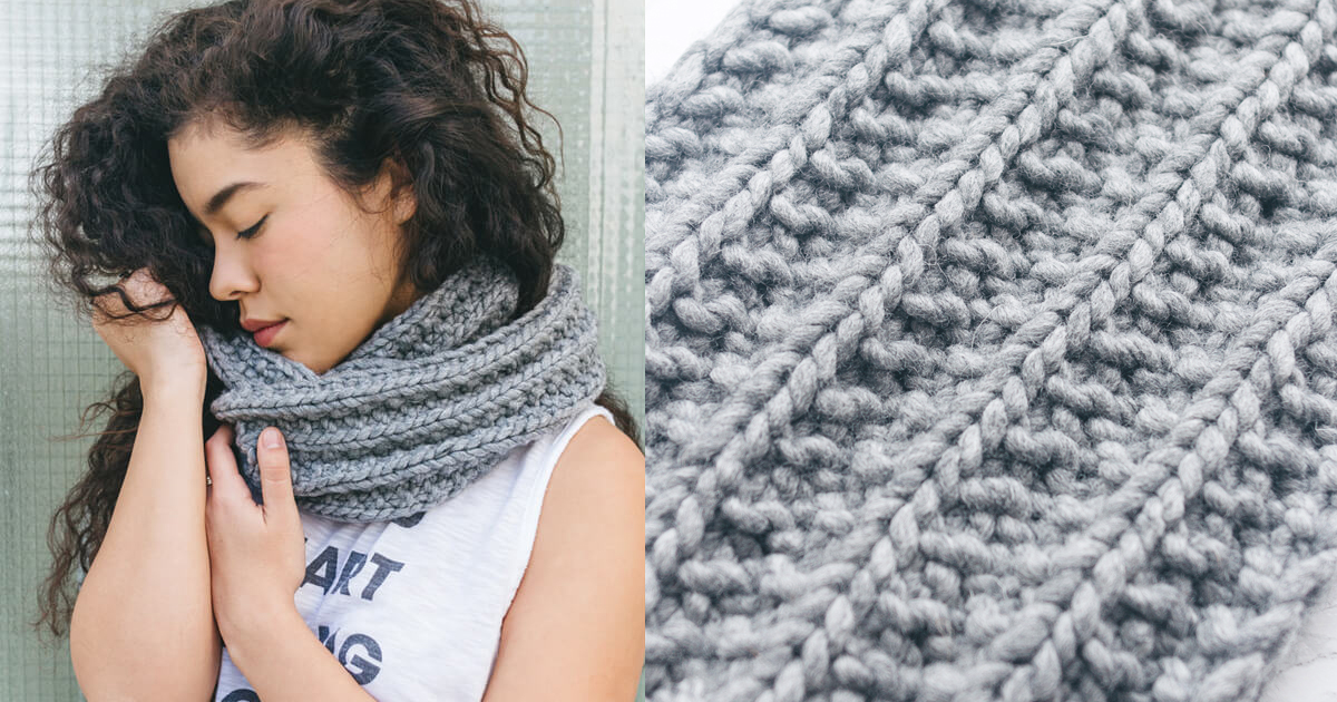 Infinity Scarf Knitting Pattern for Beginners