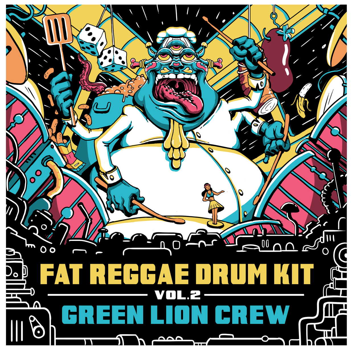 Reggae Drum Sample Pack