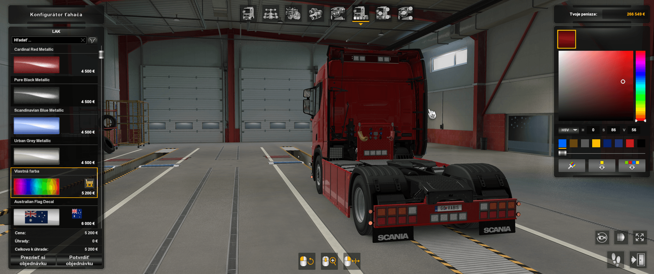 *[bwall tuning part] Scania NG back wall