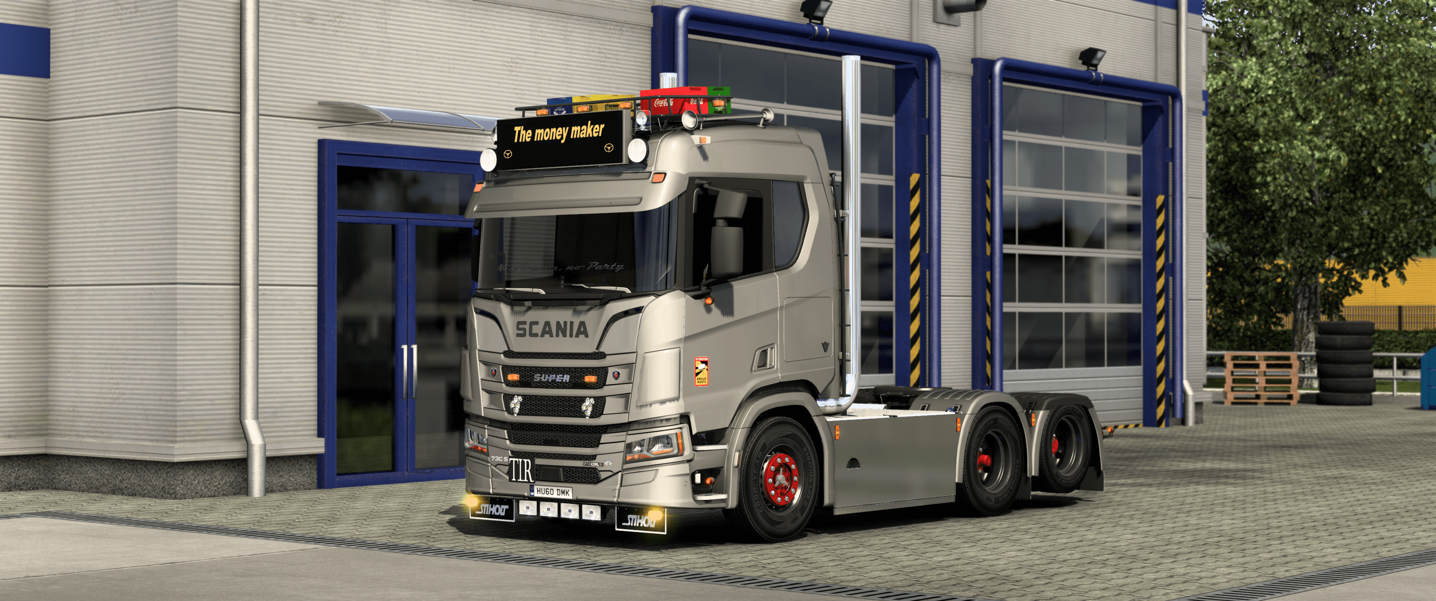 *[sep tuning part] Scania NG doorsteps bar