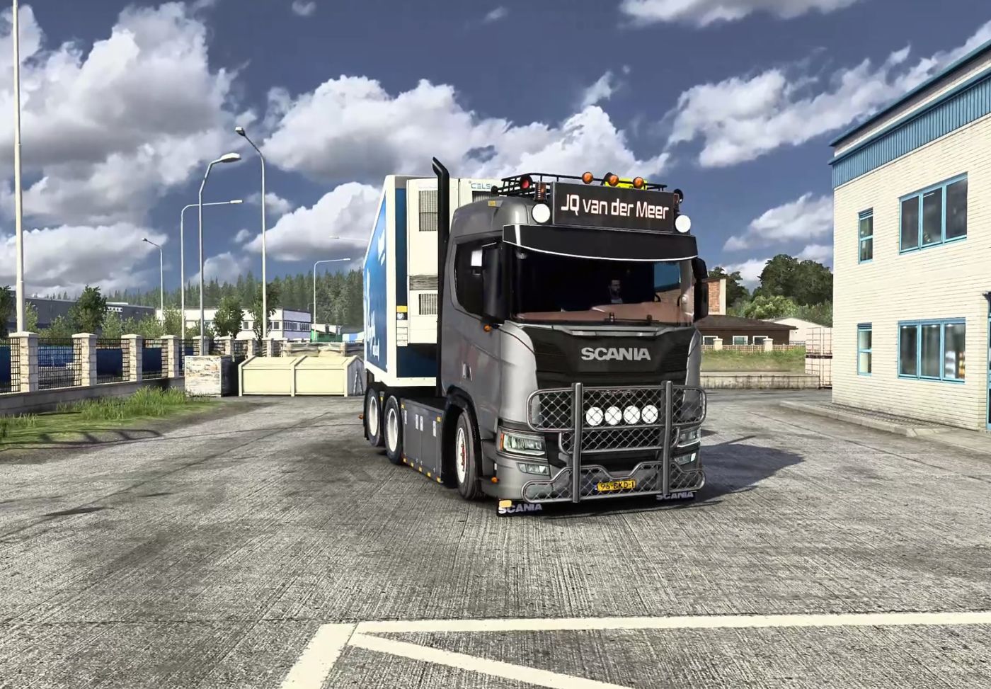 *[spoilers tuning part] Scania NG Cab spoilers with sl