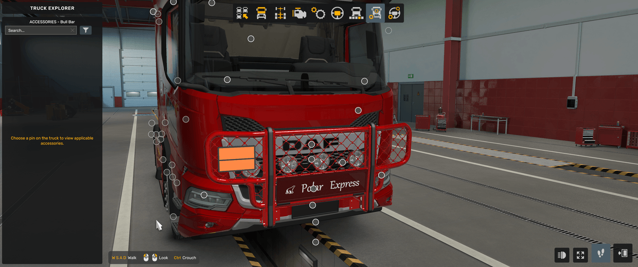 [front grill tuning part] DAF XD offroad Hypro V2