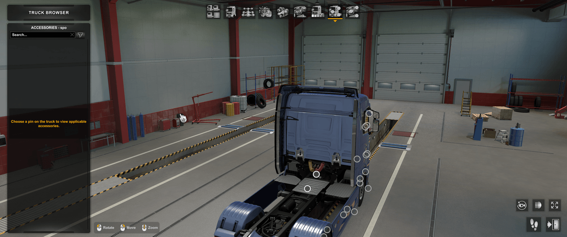 ,*[spoilers tuning part] Scania NG Cab spoilers with p