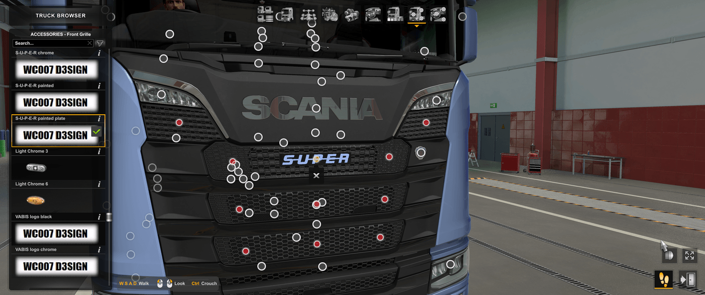 [chassis cover tuning part] Scania NG Moens chassi pla