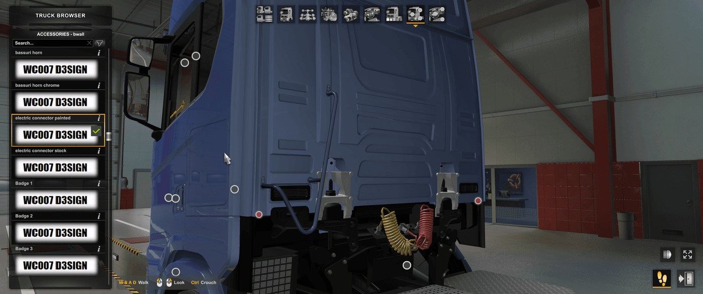 *[bwall tuning part] Scania NG back wall