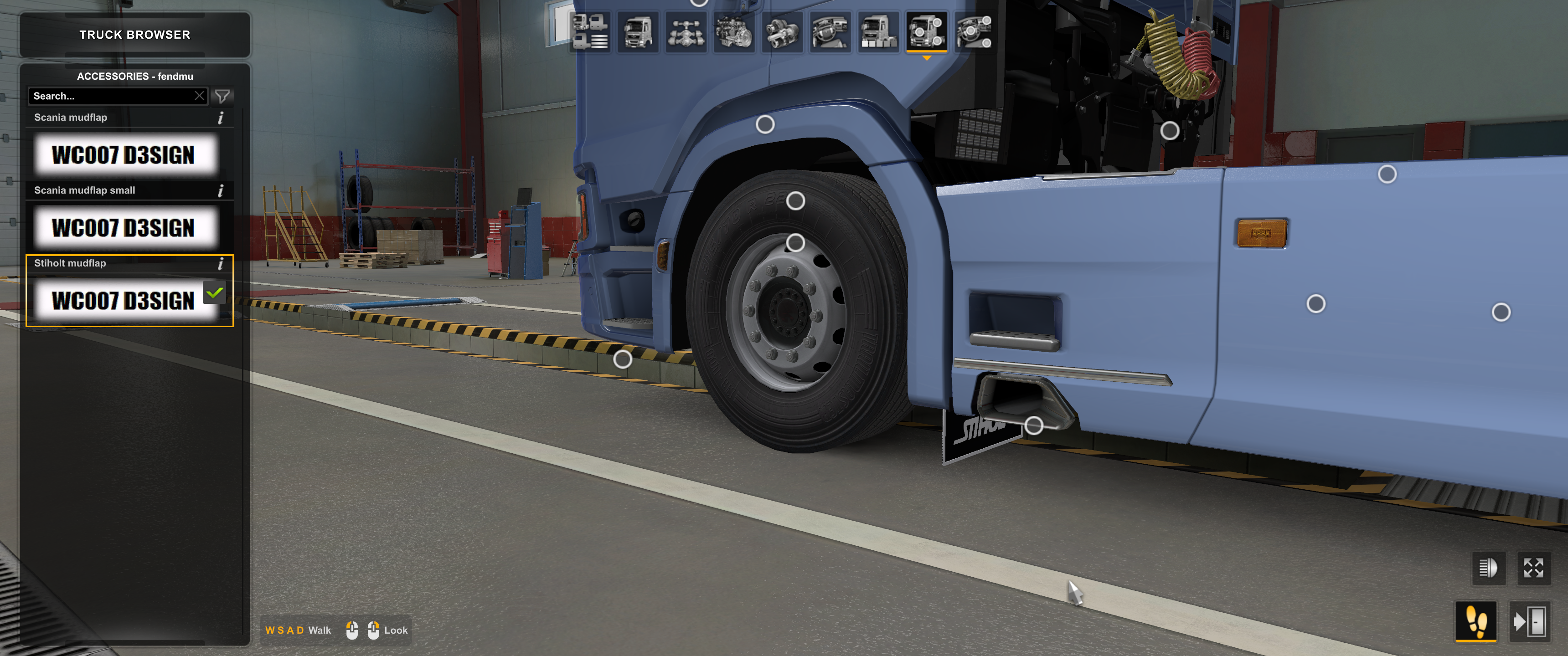 *[bwall tuning part] Scania NG Danish back wall V3