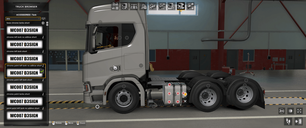 *[bwall tuning part] Scania NG back cab tool boxes