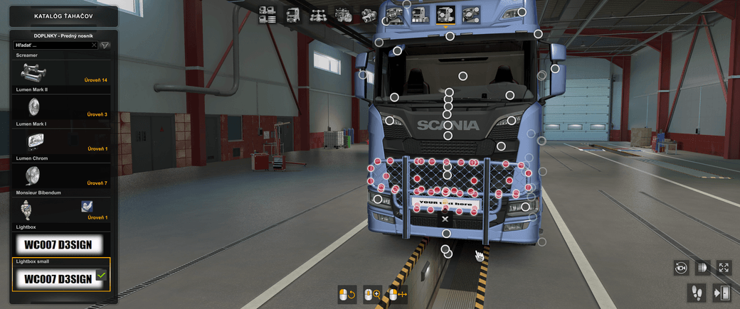 *[bwall tuning part] Scania NG Dijkstra back wall