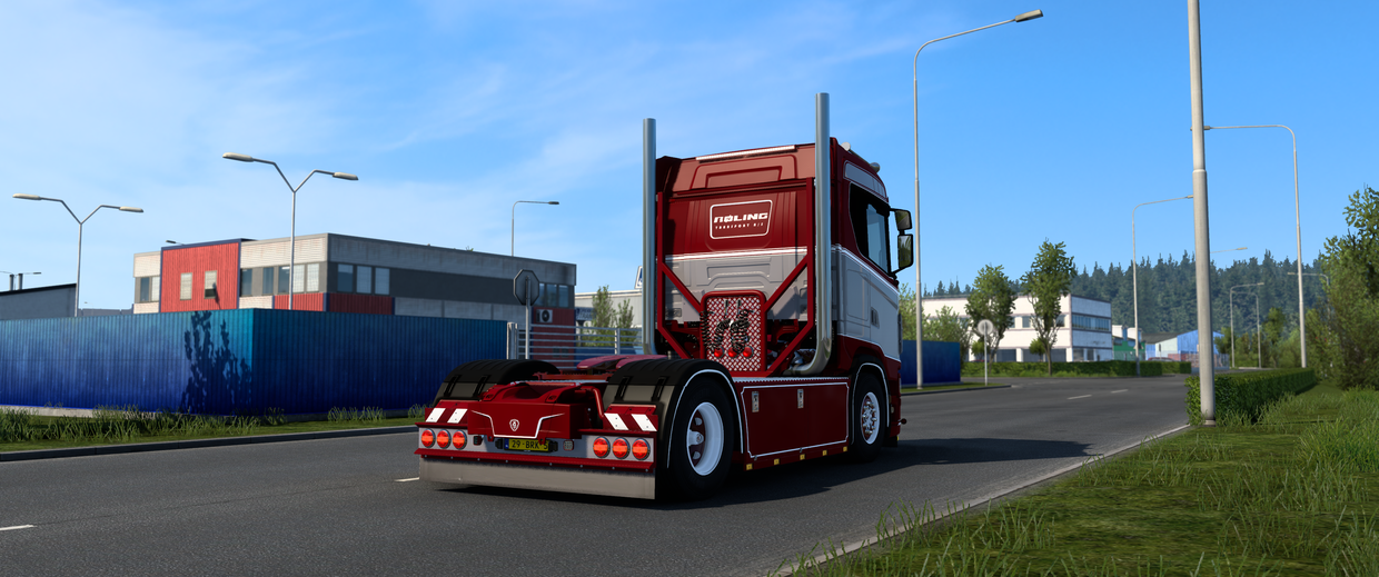 ![Truck mod]! Scania NG V8 Roling Transport A/S truck