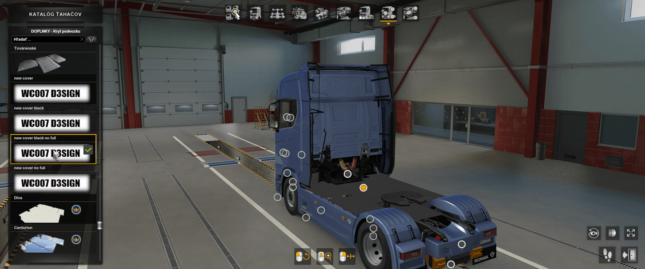 *[coverbum tuning part] Scania NG stock bumper chassi cover V1