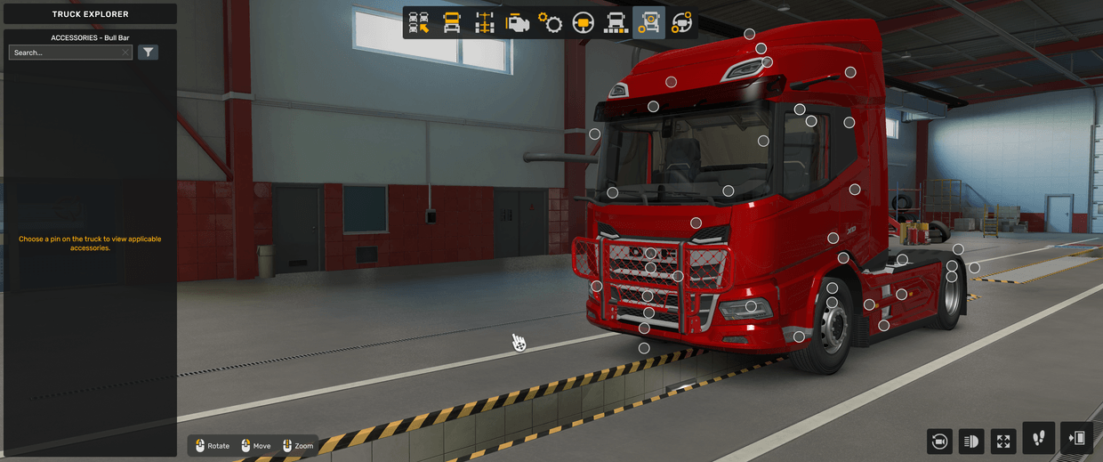[front grill tuning part] DAF XD offroad Hypro V1